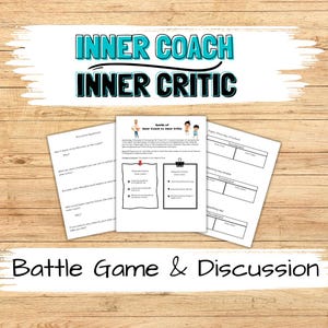 Inner Coach / Inner Critic Battle Game - Kid's Counseling Game, SEL ...