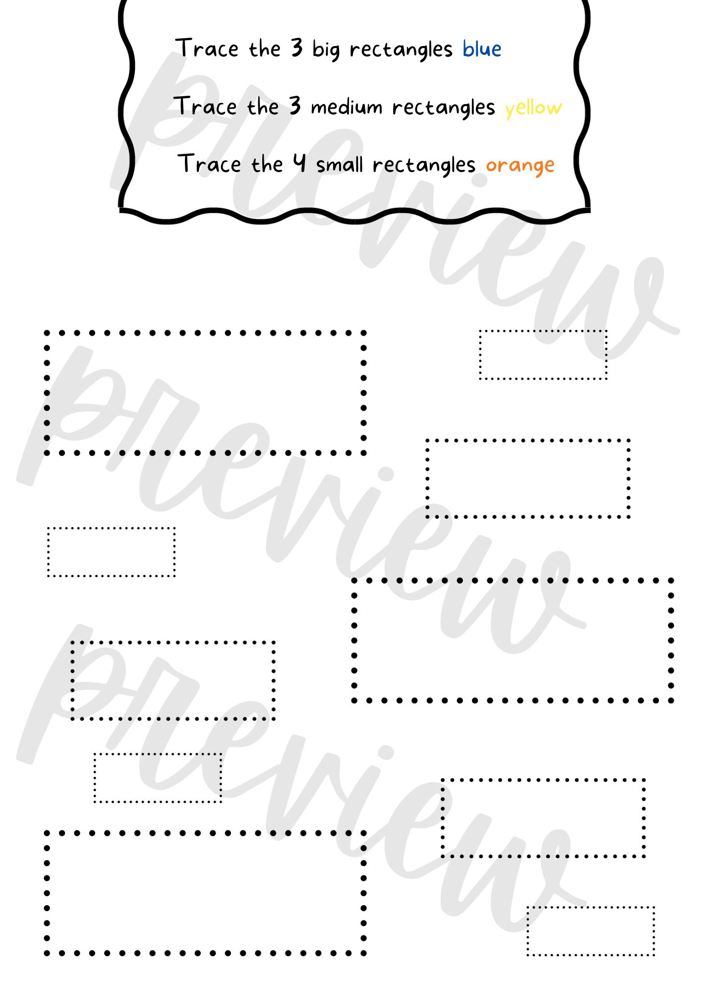 Animal Shape Tracing Fine Motor Worksheet, Fine Motor Worksheets, Fine ...
