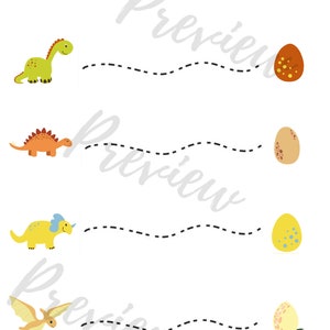 Dinosaur Pre-writing Line Worksheets; Dinosaur Fine Motor Activities - Etsy