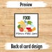 Feeding Therapy Food Memory Match Game, Feeding Therapy Activity ...