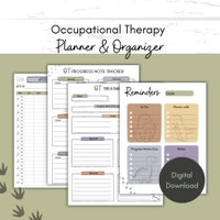 Occupational Therapy Daily Session Note, Parent Handout, Session ...