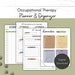 Occupational Therapy Daily Session Note, Parent Handout, Session ...