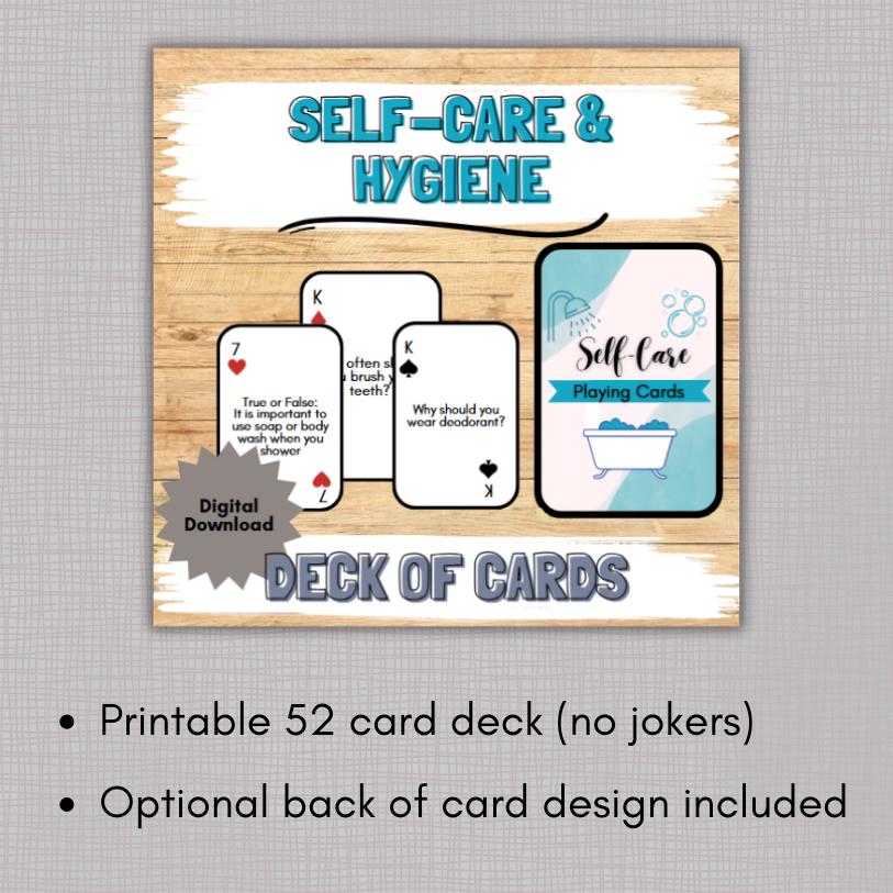 Self-care/ Hygiene Game Bundle for Teens and Young Adults, Occupational ...