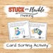 Flexible Vs. Stuck Thinking Card Sorting Activity, Flexible Thinking ...