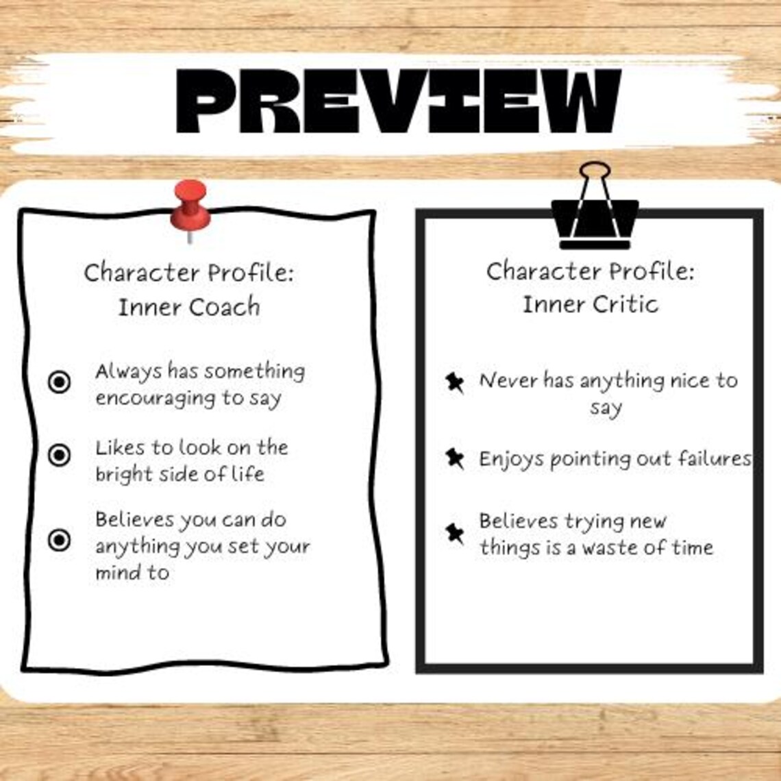 Inner Coach / Inner Critic Battle Game - Kid's Counseling Game, SEL ...