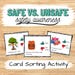 Safe Vs. Unsafe Sorting Activity, Safety Awareness Cards, Safety ...