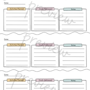 Occupational Therapy Planner & Organizer; Pediatric Occupational ...