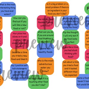 Printable Feeding Therapy Board Games, Feeding Therapy Activity ...