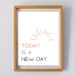 Today is a New Day Wall Art, Therapy Wall Art, Therapy Office Decor ...