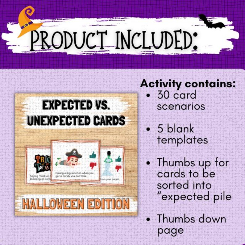 Halloween Social Emotional Learning Activity Bundle, Occupational ...