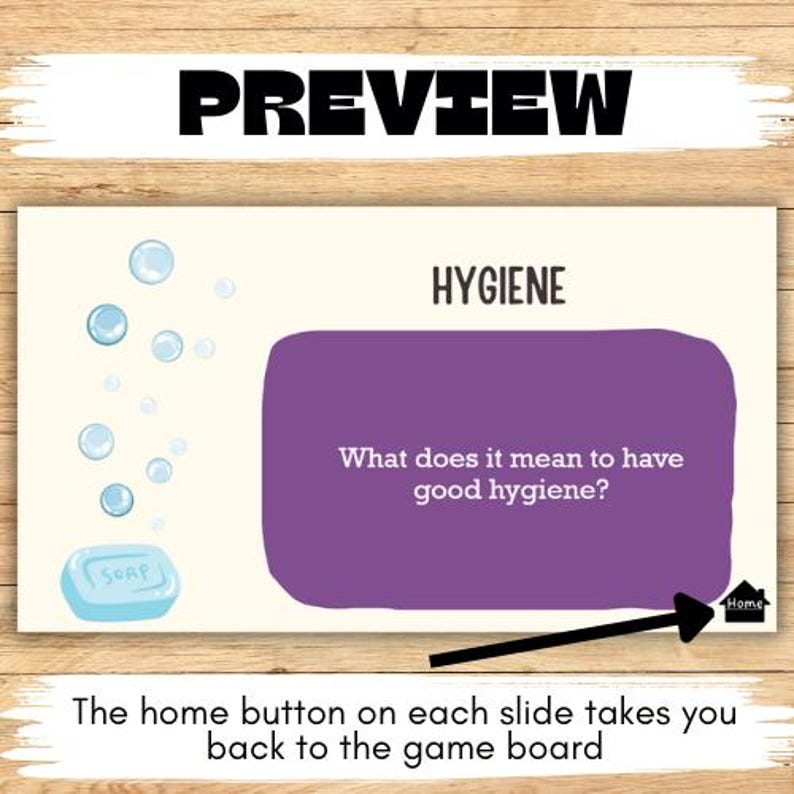 Life Skills Self-care Jeopardy Style Game, Occupational Therapy ADL ...