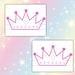 Wearable Paper Princess Crown Reward Chart, Princess Crown Sticker ...