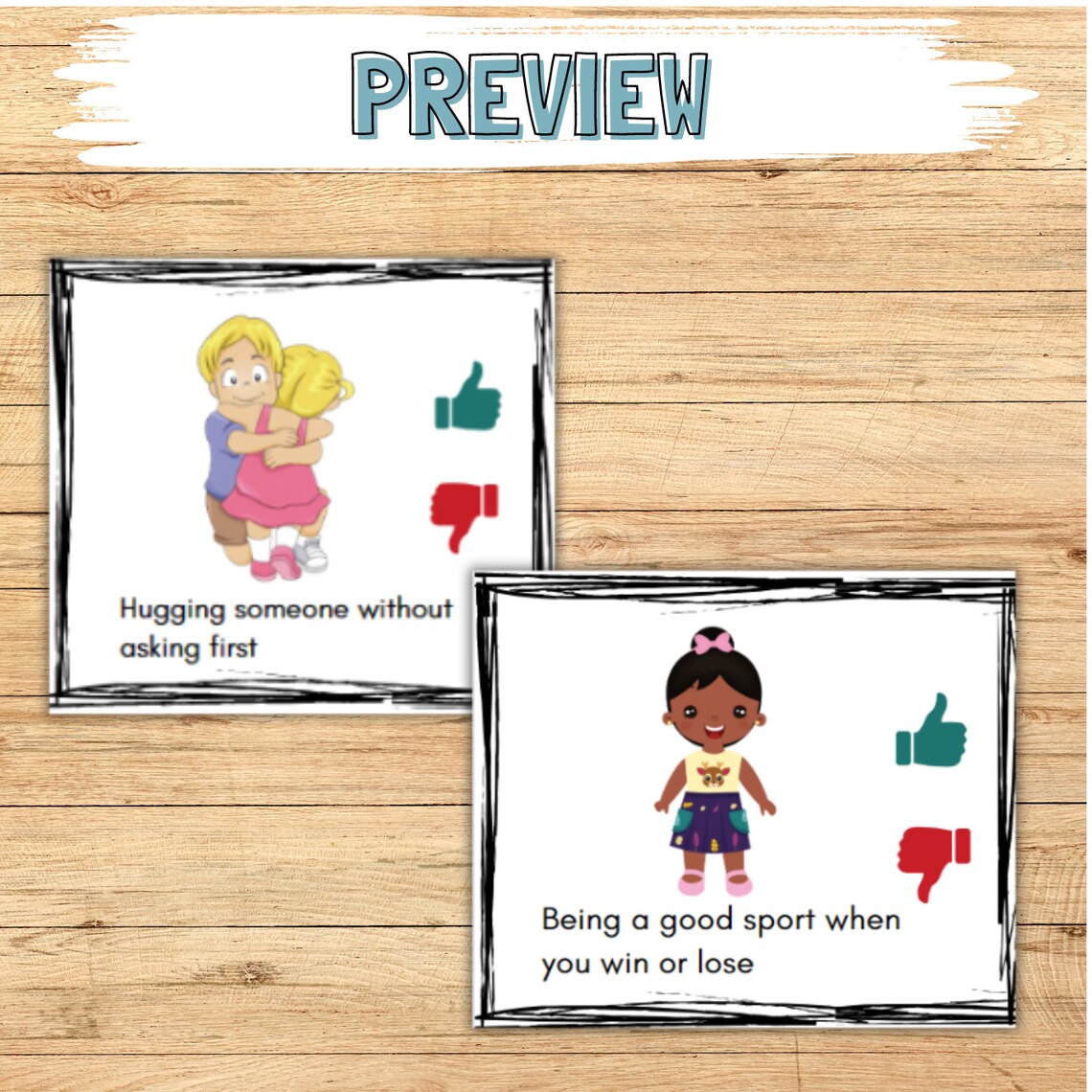 Expected Vs. Unexpected Behavior Sorting Cards, Occupational Therapy ...