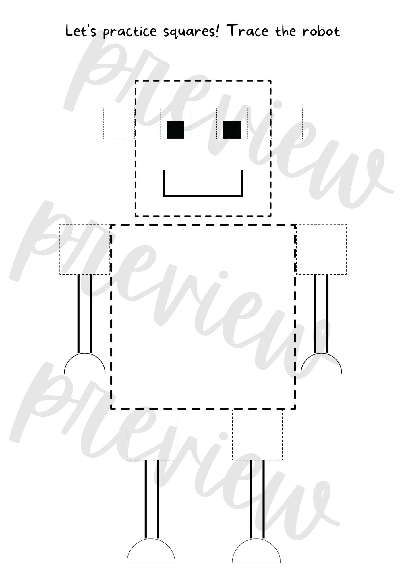 Animal Shape Tracing Fine Motor Worksheet, Fine Motor Worksheets, Fine ...