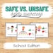 School Safe Vs. Unsafe Sorting Activity, Safety Awareness Activity ...