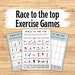 Gross Motor Exercise Cards Gross Motor Exercise Pocket Dice Cards ...