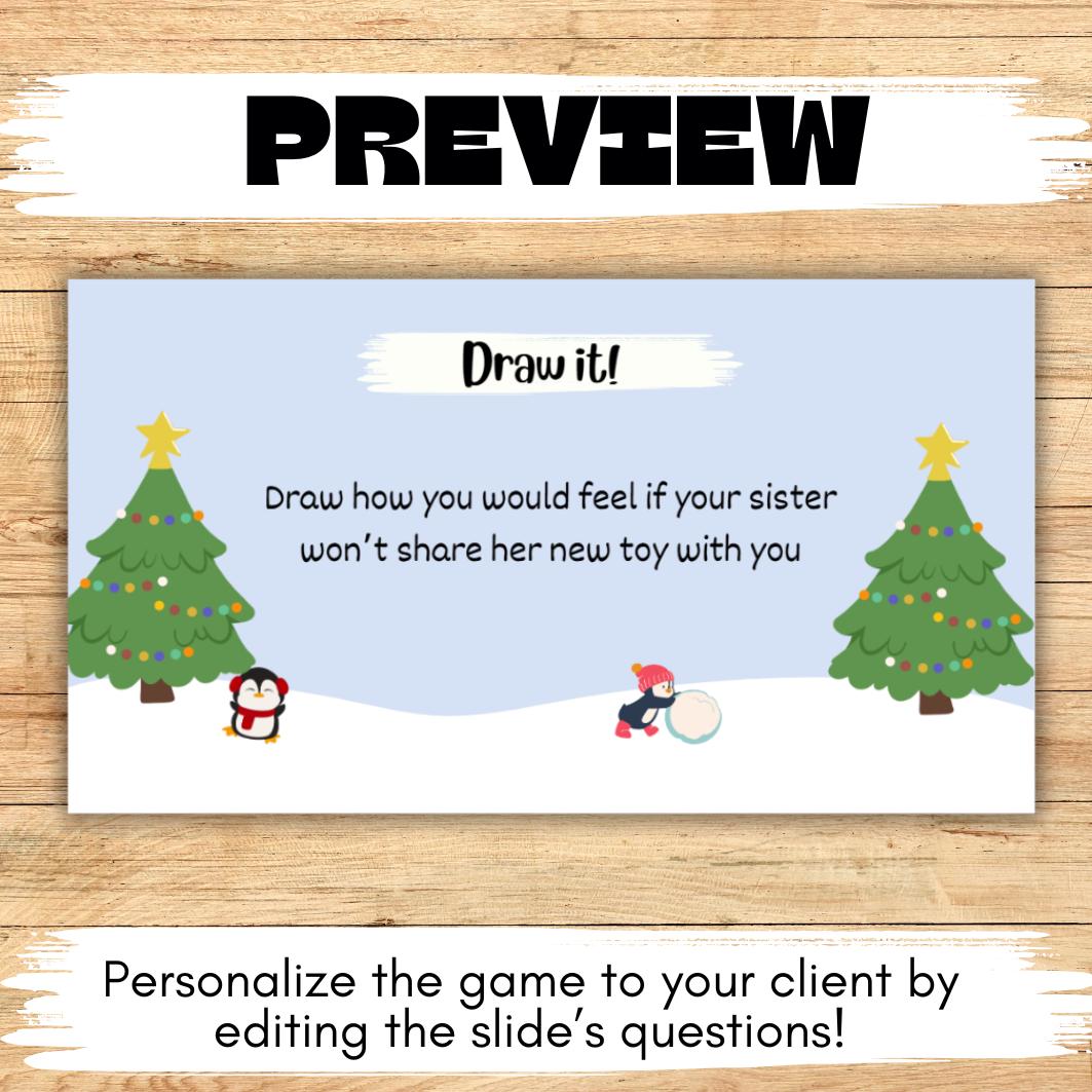 Digital Christmas Social Emotional Learning Game, Christmas Social ...