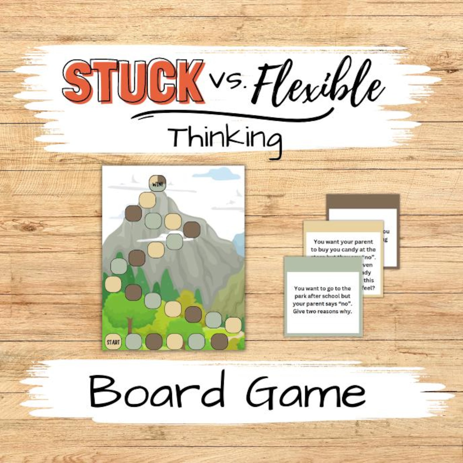 Flexible Thinking Board Game, Flexible Thinking Activity for Kids ...
