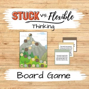 Flexible Thinking Board Game, Flexible Thinking Activity for Kids ...