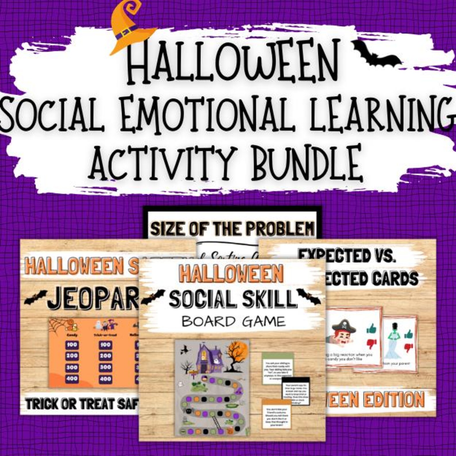 Halloween Social Emotional Learning Activity Bundle, Occupational ...
