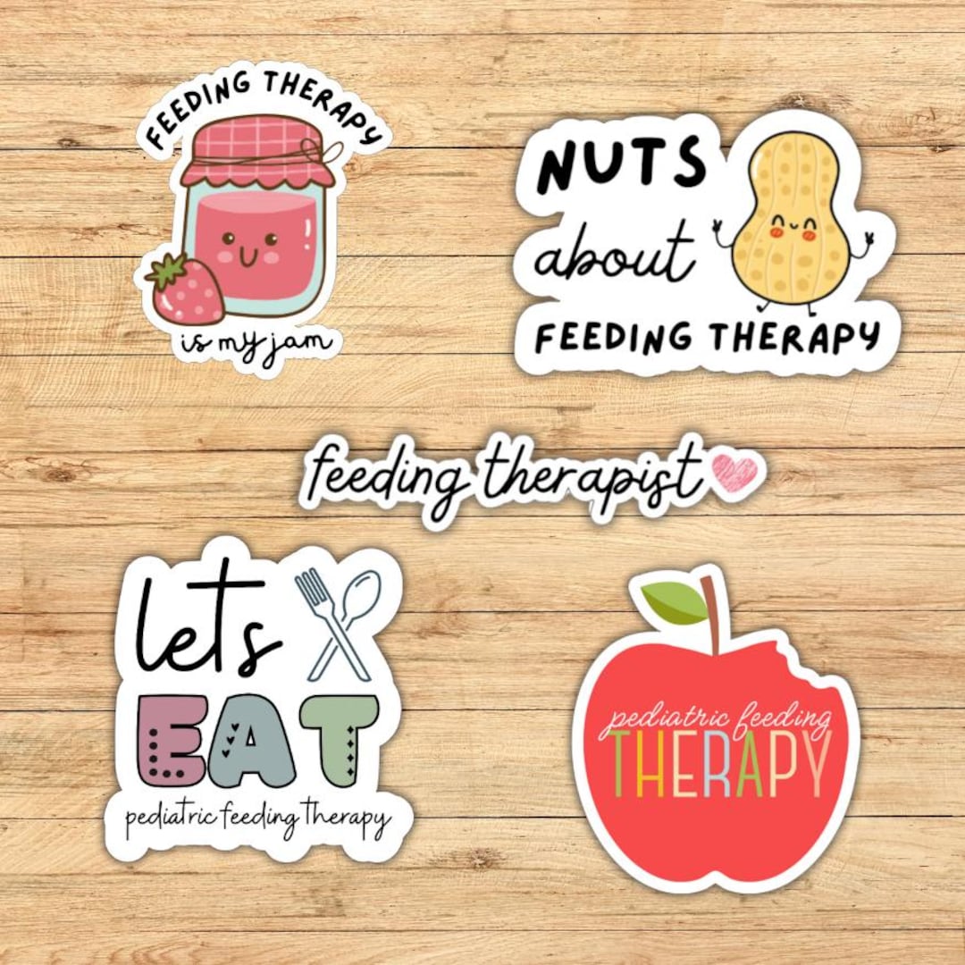 Feeding Therapy Sticker Bundle, Feeding Therapist Gift - Etsy