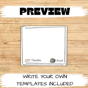 Flexible Vs. Stuck Thinking Card Sorting Activity, Flexible Thinking ...