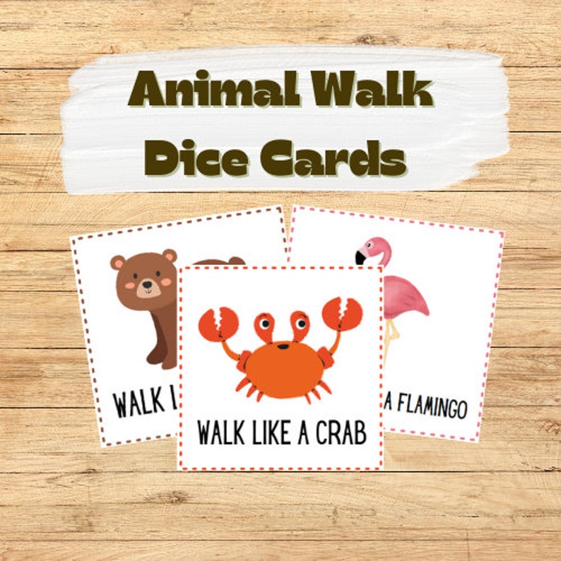 Gross Motor Exercise/brain Break Activity Bundle, Kid's Fitness Bundle ...