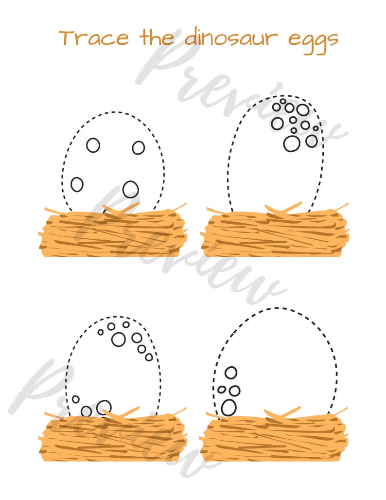 Dinosaur Pre-writing Line Worksheets; Dinosaur Fine Motor Activities - Etsy