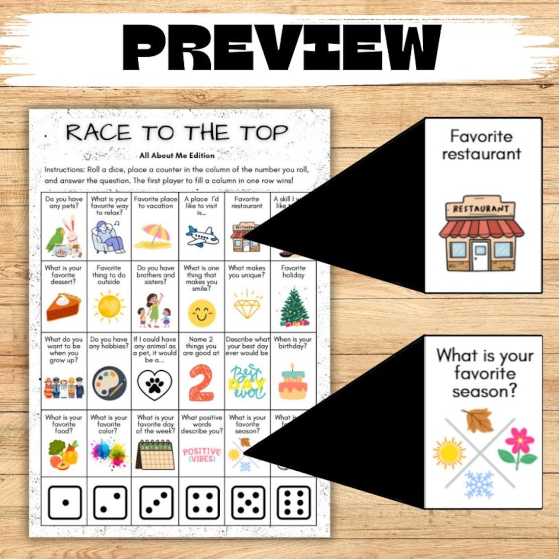 No Prep All About Me Game, Therapy Rapport Building Game, Printable Ice ...