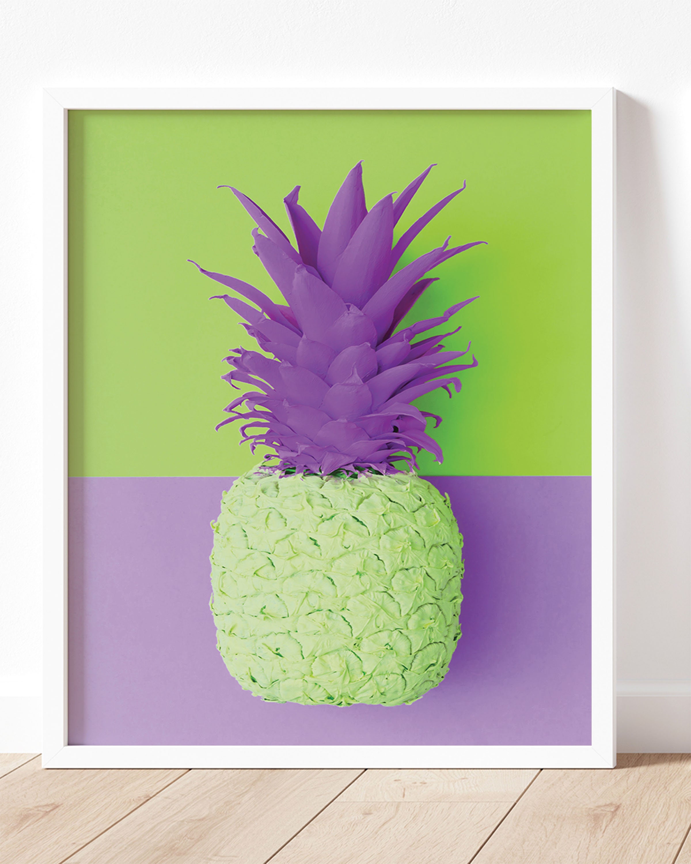 Colorful Pineapple Digital Download Art, Pineapple Décor Set, Vibrant ...