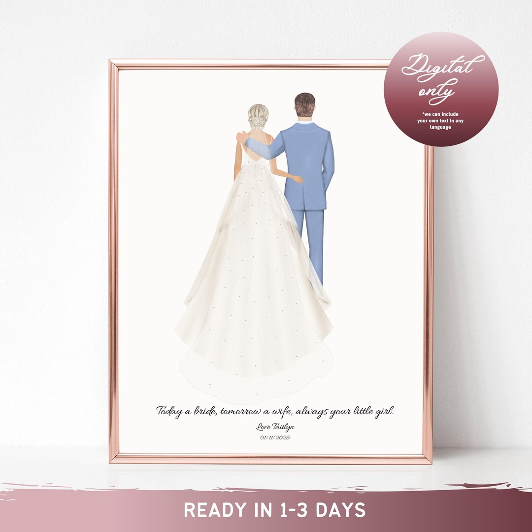 Father of the Bride Gift | Bride and Father Marriage Gift | Father of ...
