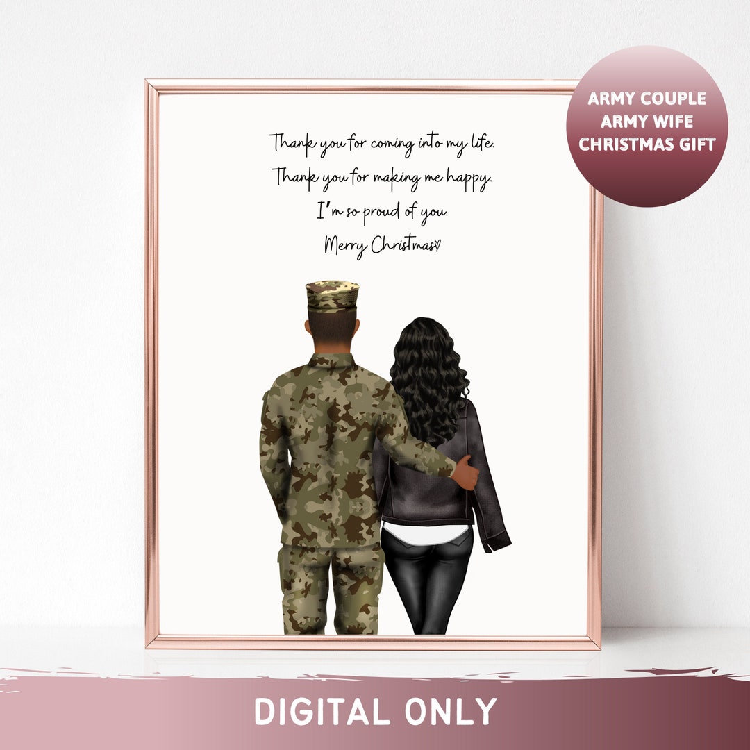 Army Wife Gift Army Couple Gift Christmas Gift Army Woman Gift Army ...