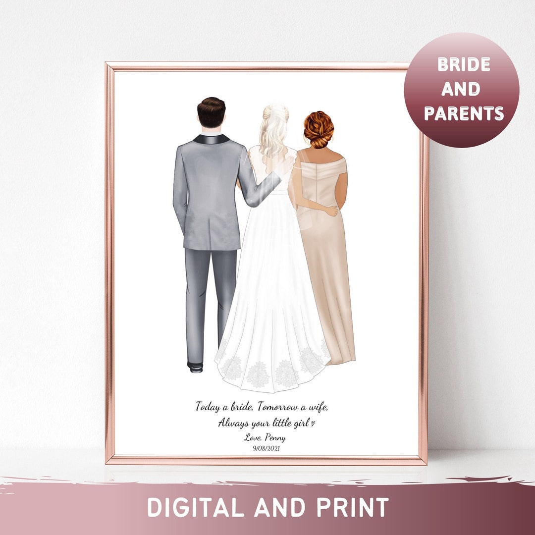 Parents of the Bride Gift Mother of the Bride Gift for Bride ...