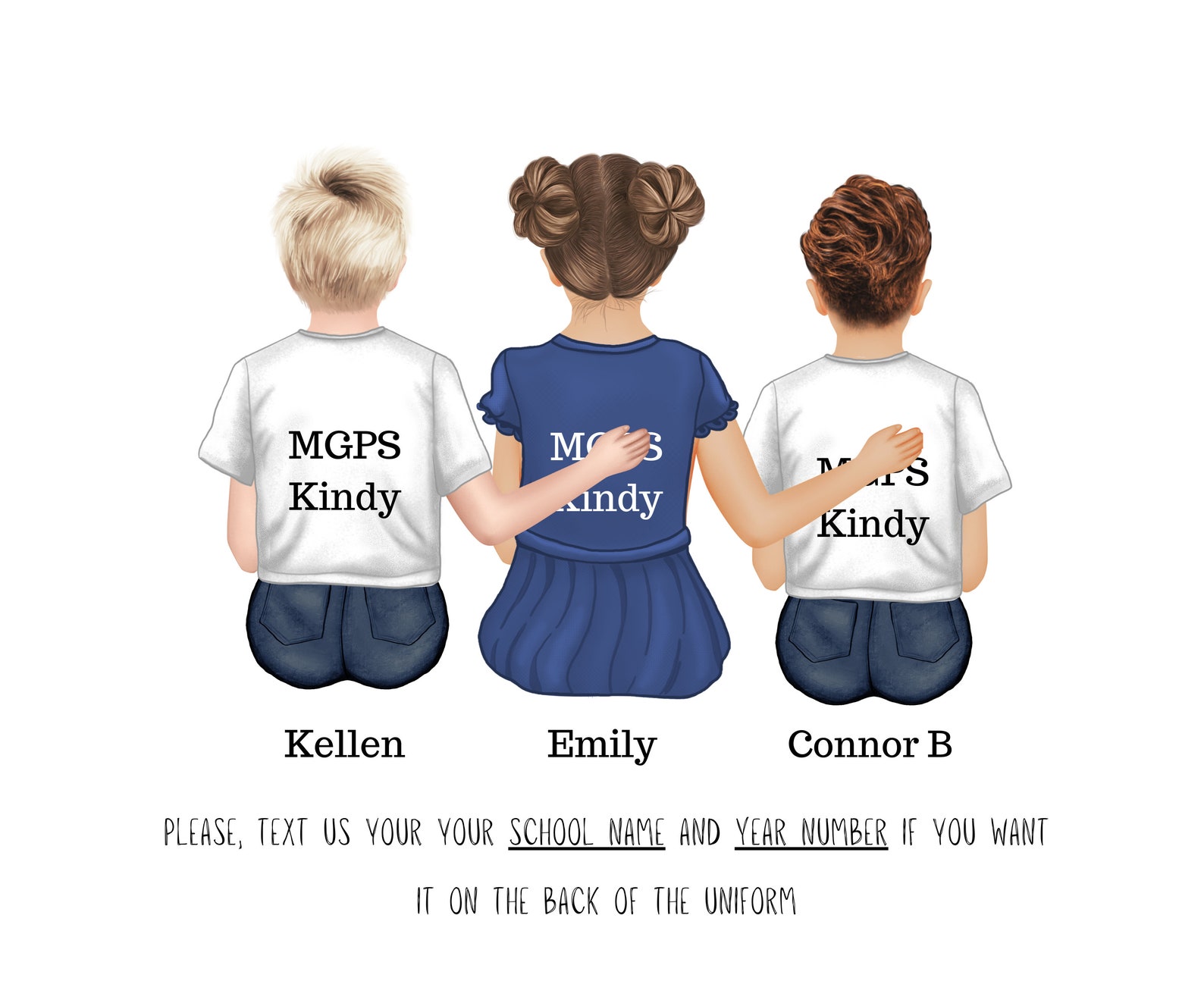 Teacher Gifts Personalized Teacher Class Gift Class Names Print Gift ...