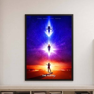 The Marvels Poster Carol Danvers Poster Marvel Higher Further Faster ...
