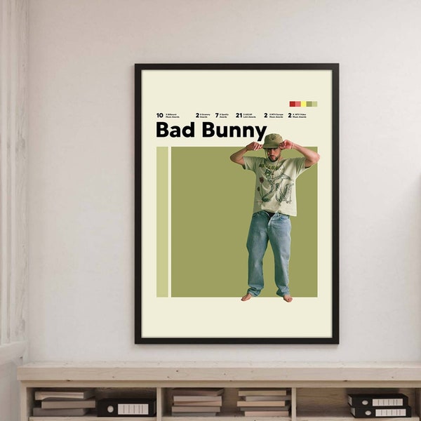 Bad Bunny Poster - Etsy