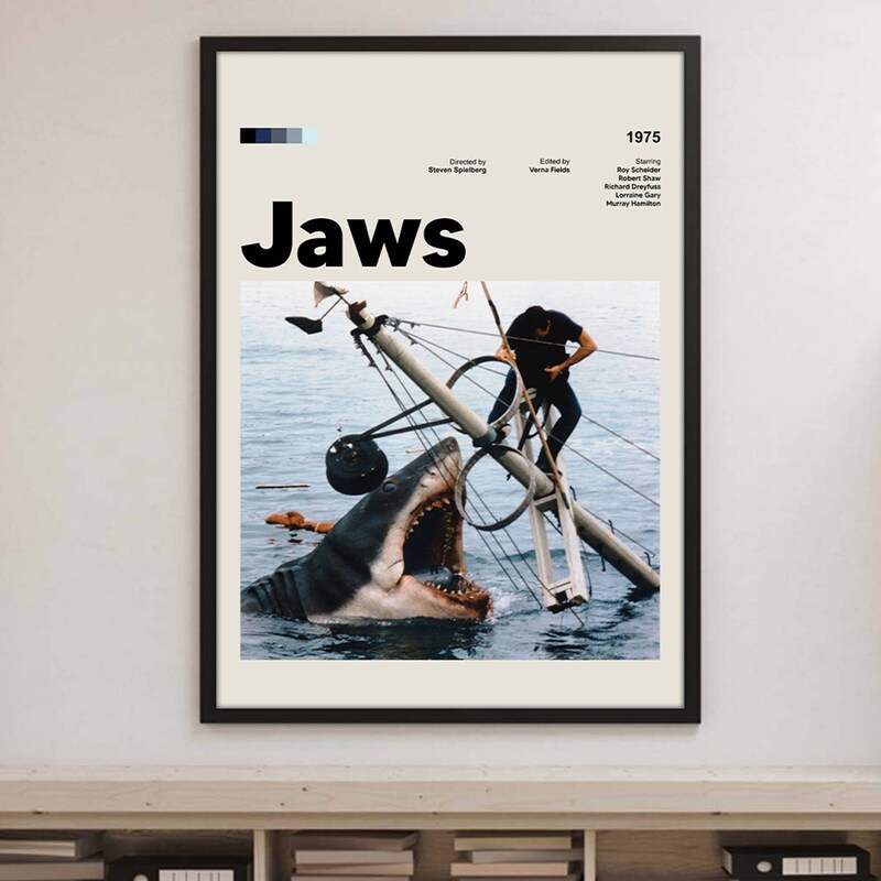 Jaws Poster - Etsy