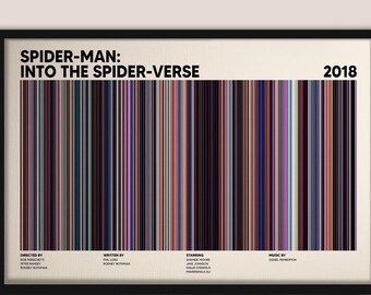 Spider-man: Into the Spider-verse Movie Poster - Etsy