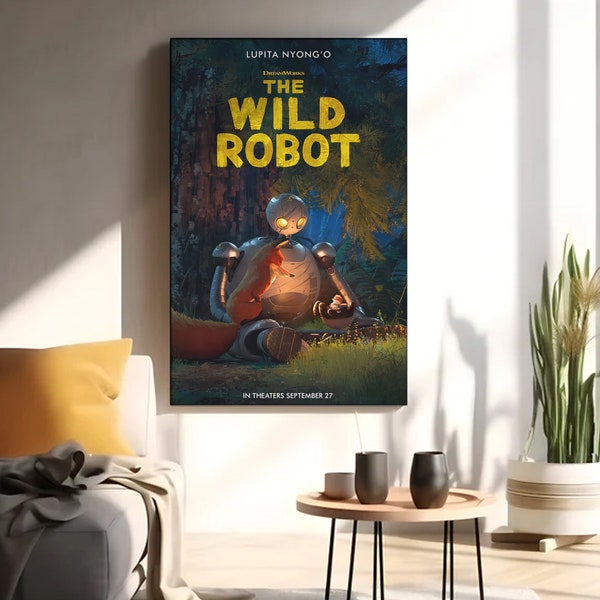 Robot Poster - Etsy