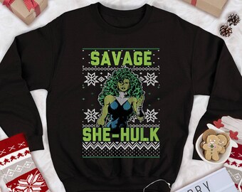 She Hulk Sweater - Etsy