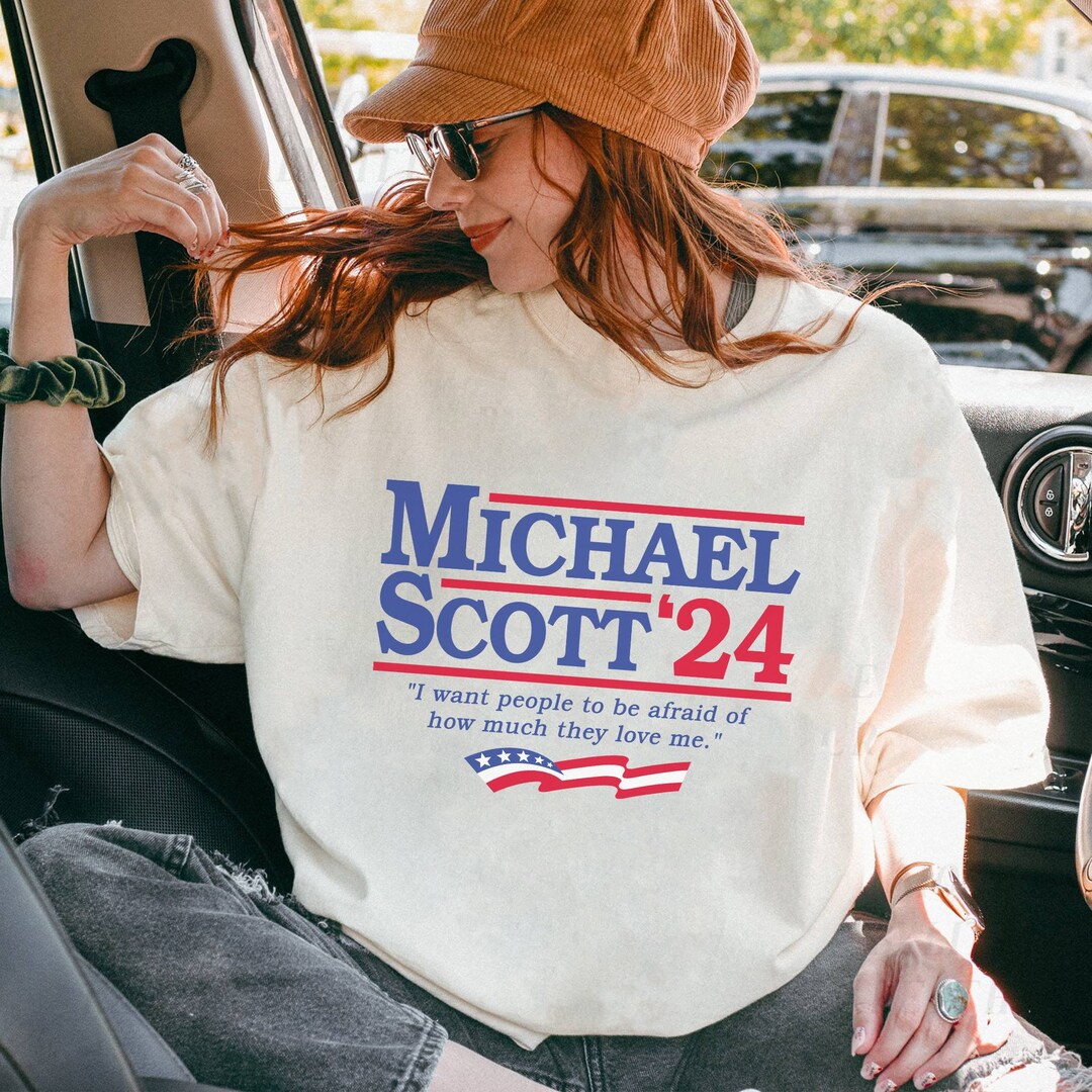 The Office Michael Scott for President 2024 Shirt Michael Scott the ...