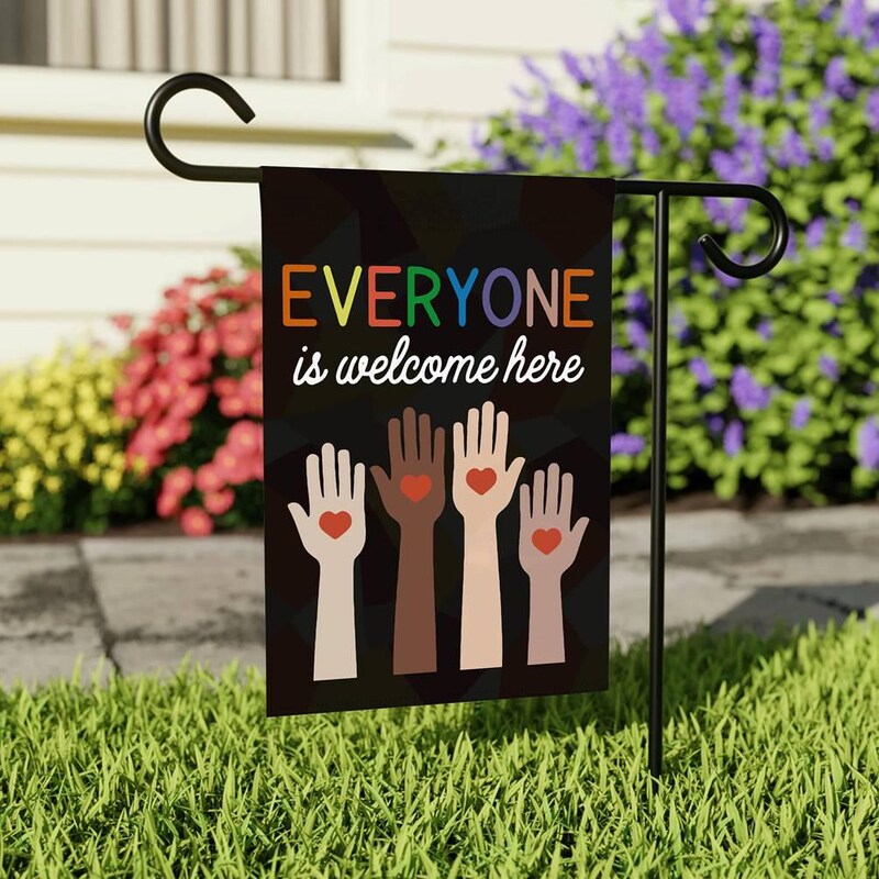 Everyone is Welcome Here Sign - Etsy