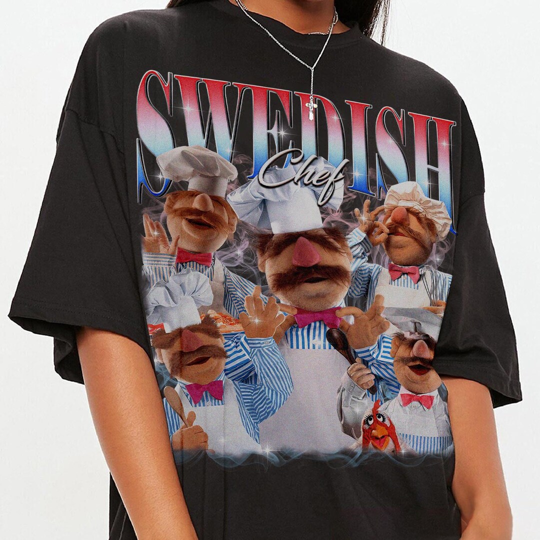 Swedish Chef the Mupper Homage Shirt, Bork Muppet Bootleg Rap Tee ...