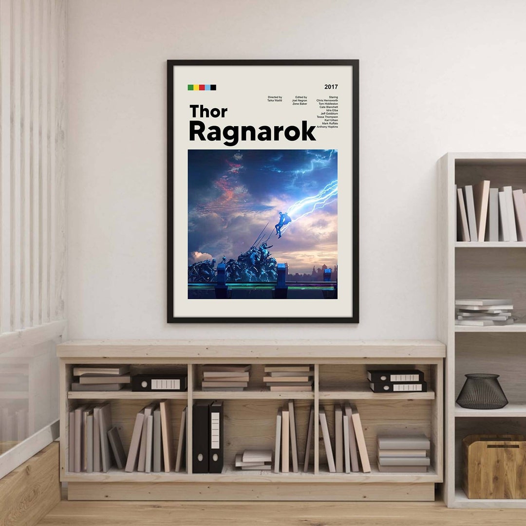 Thor Ragnarok Poster Thor Poster God of Thunder Poster Thor Mordern ...