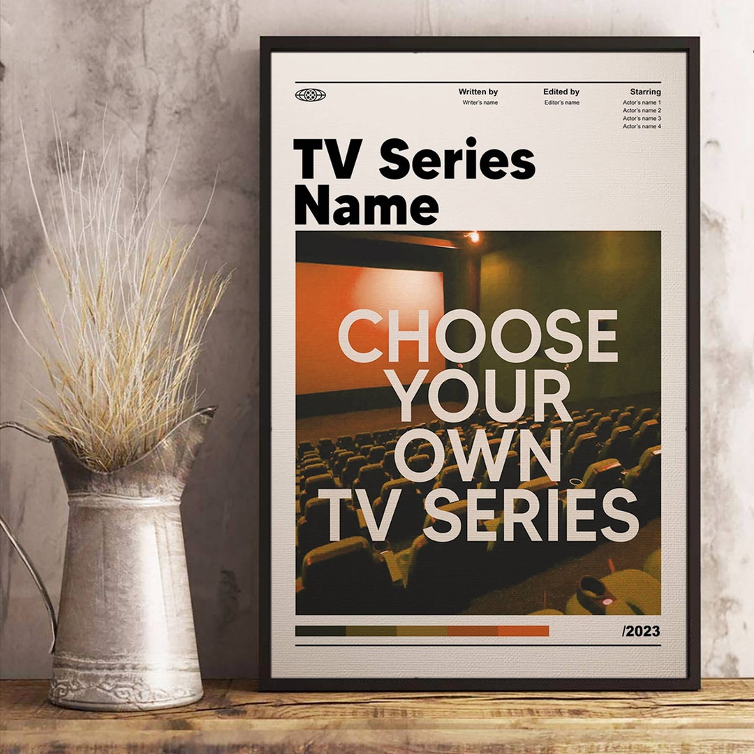 Custom Tv Series Poster Custom Poster Print Personalized Tv Series ...