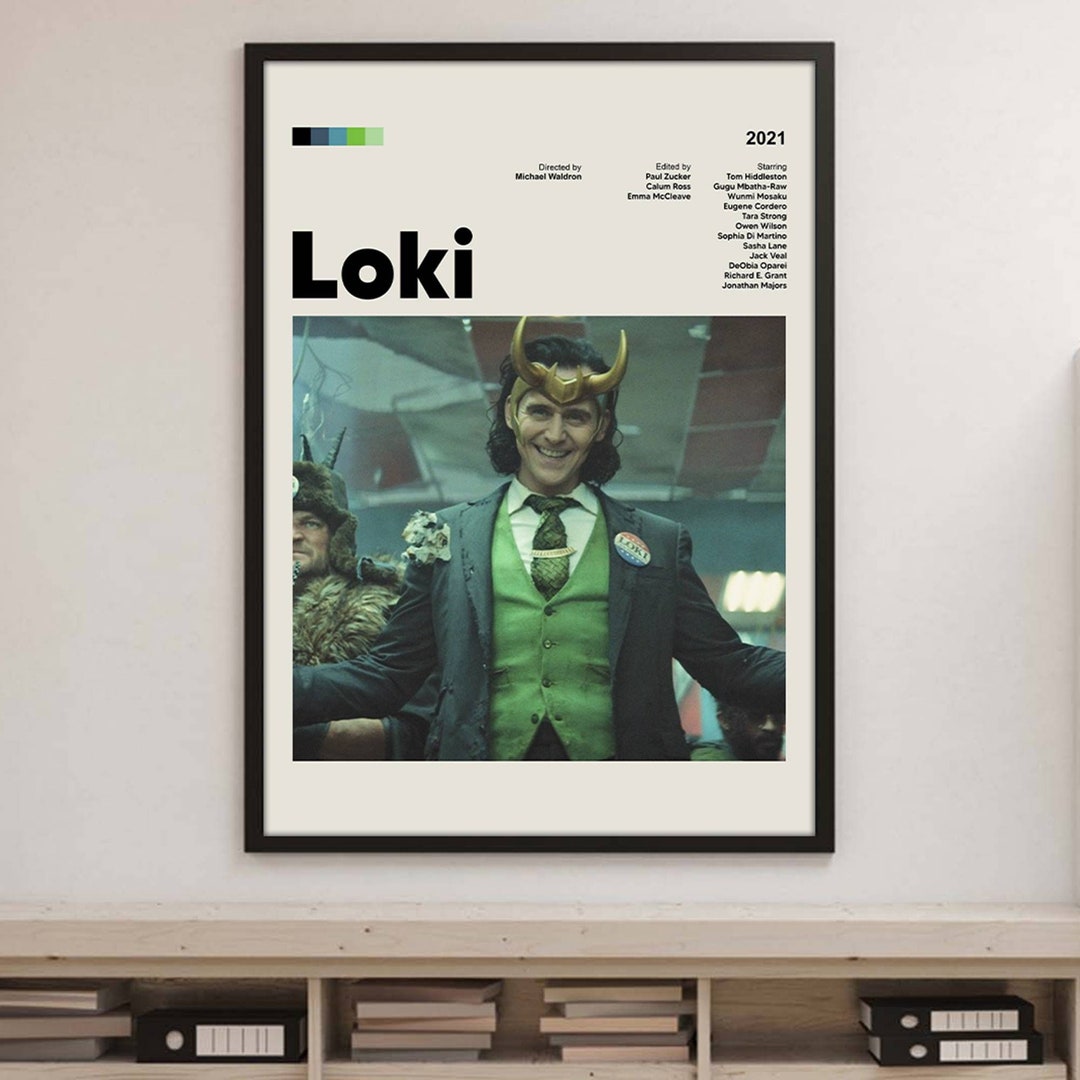 Loki Movie Minimal Poster Loki God of Mischief Poster Loki - Etsy