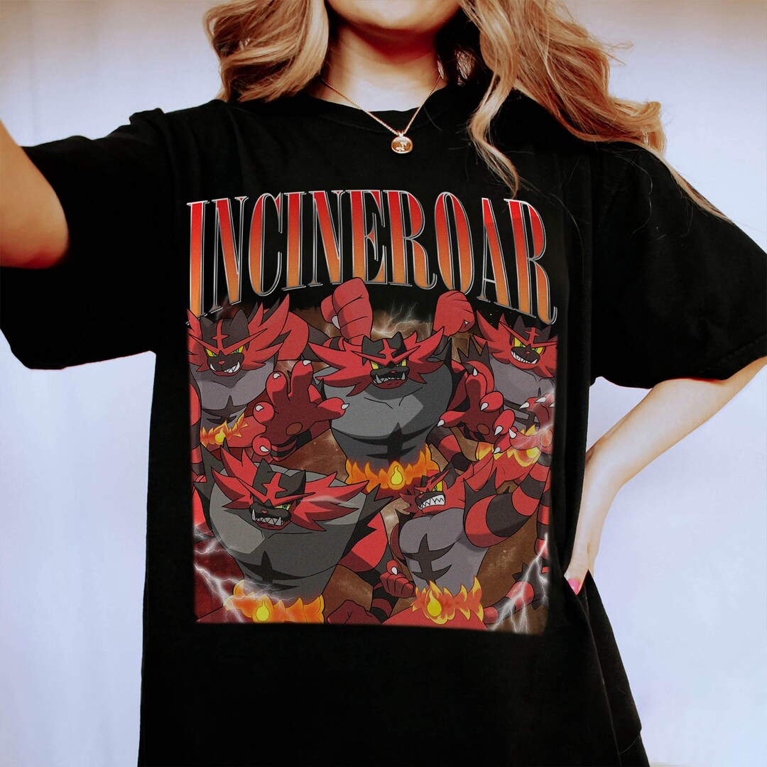 Incineroar Shirt Vintage Incineroar Shirt Incineroar - Etsy