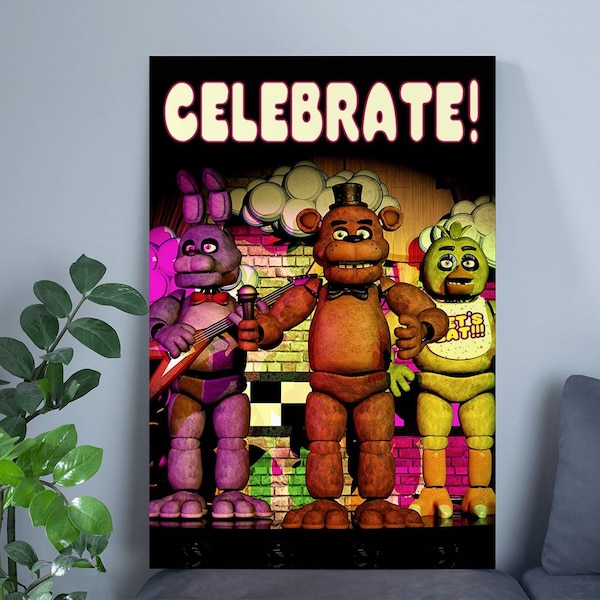 Five Nights at Freddys Poster - Etsy
