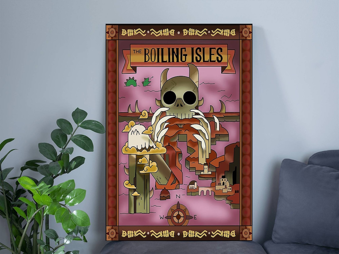Boiling Isles the Owl House Poster Boiling Isles Poster - Etsy