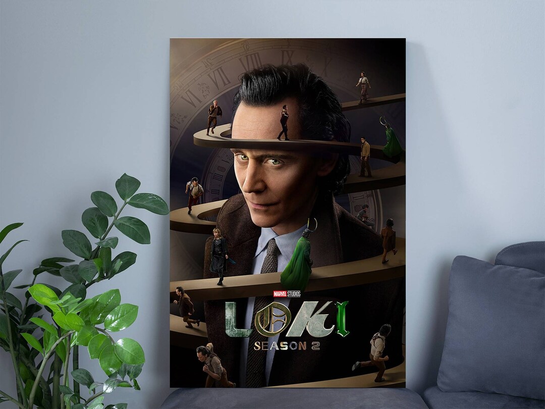 Loki Season 2 First Official Poster, Loki and Miss Minutes Home Decor ...